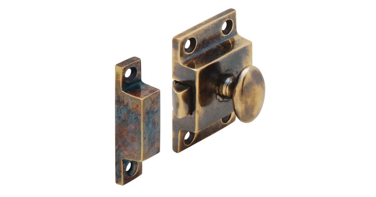 Hafele 111.28.115 40 MM x 58 MM Brass Cupboard Latch with a Traditional ...