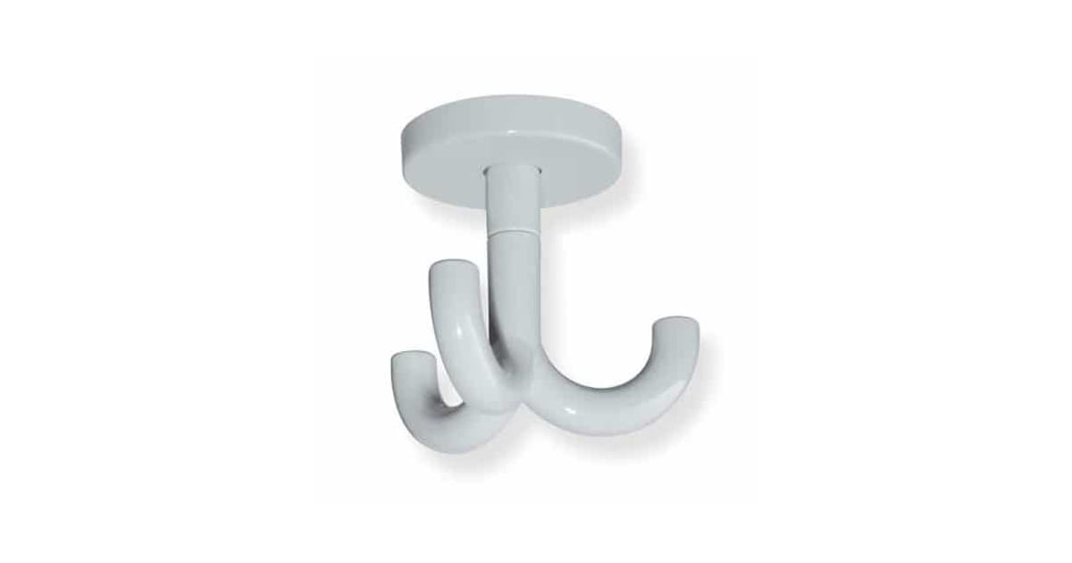 Hafele 842.65.299 2-7/8" Long Nylon Triple Ceiling Hook | Ferguson Home