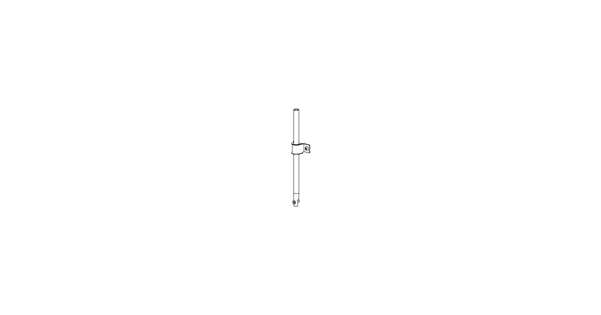 Hager 4919-ALM Vertical Rod for a Maximum of 8ft. Devices from the 4700 ...