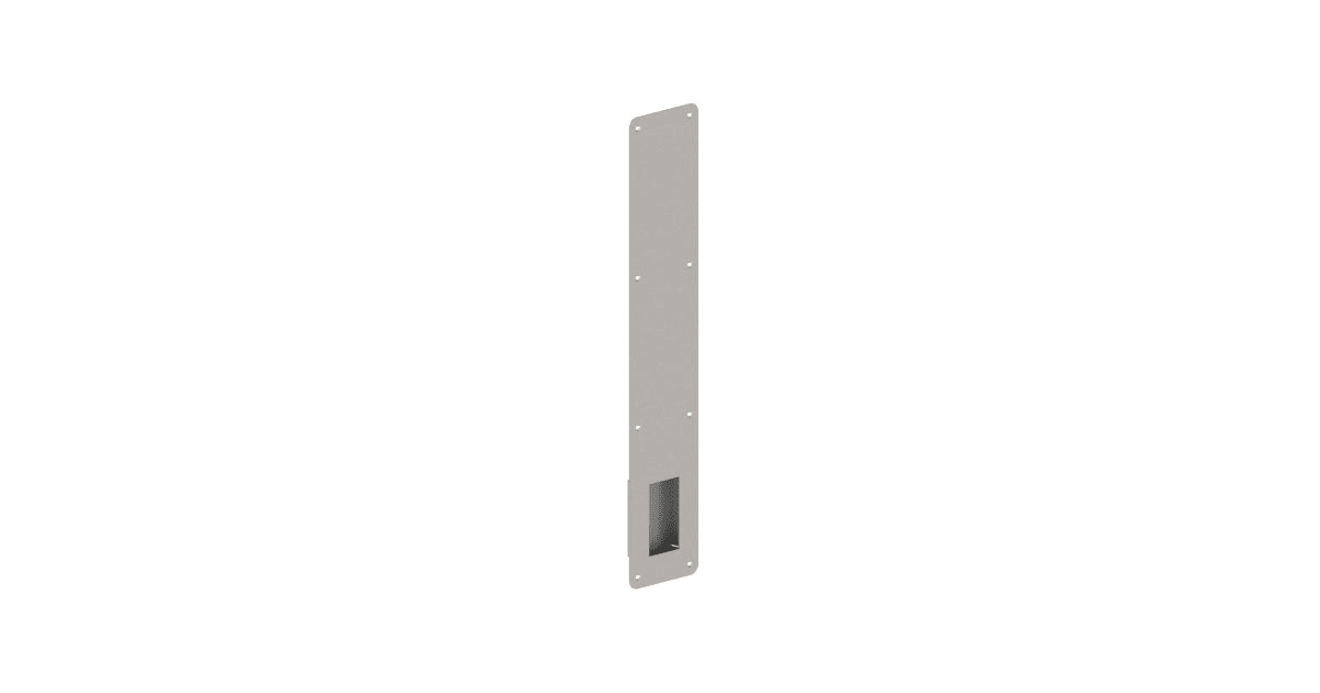 Hager 16R10 4" x 16" Finger Pull Plate from the Pulls Collection ...