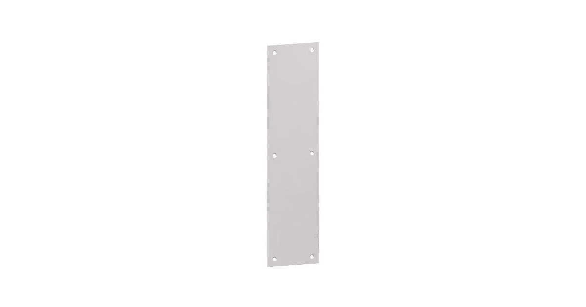 Hager 30S4163 4" x 16" Beveled Square Corner Push Plate .050" Thick ...