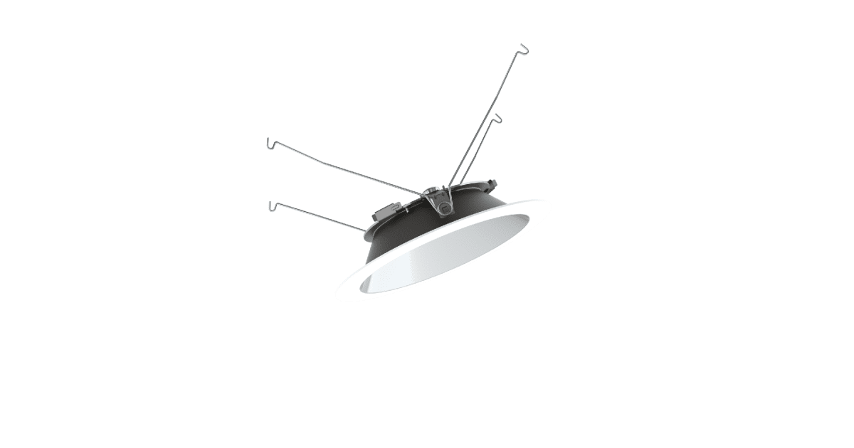 Halo 64VCWF 6" Shallow Parabolic Reflector Recessed Trim with White ...