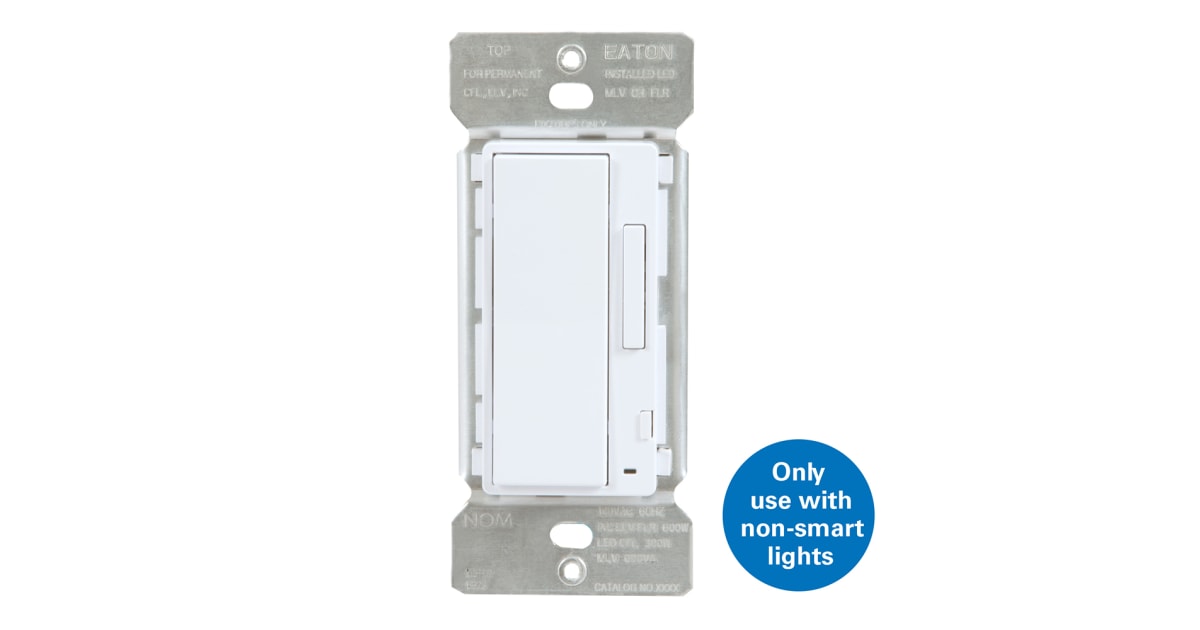 Halo HIWMA1BLE40AWH In-Wall Bluetooth Master Dimmer Switch for Non ...