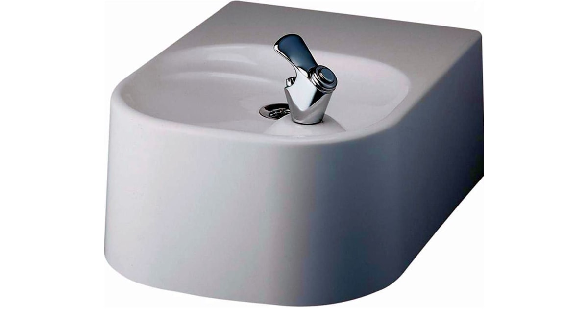 Halsey Taylor 74054058030 Wall Mounted Drinking Fountain with Push ...