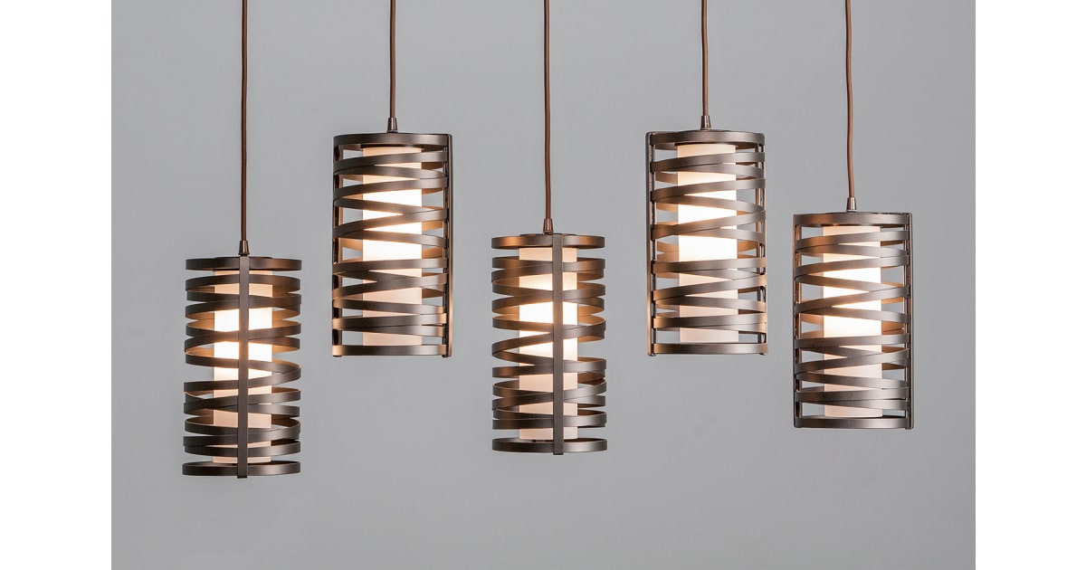 Hammerton Studio PLB0013-05-FB-F-C01-G2 Tempest 5 Light 38" Wide Cage ...