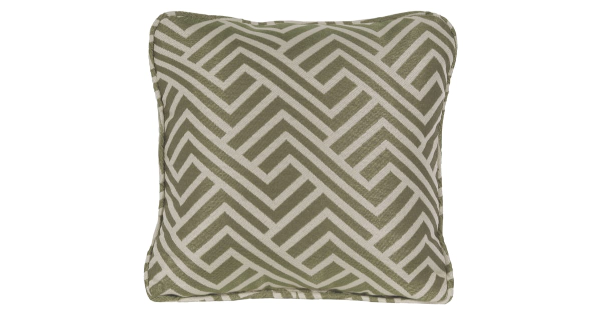 Hanover HANTPGSTR-GRN 16" Square Chevron Patterns and Designs Throw ...