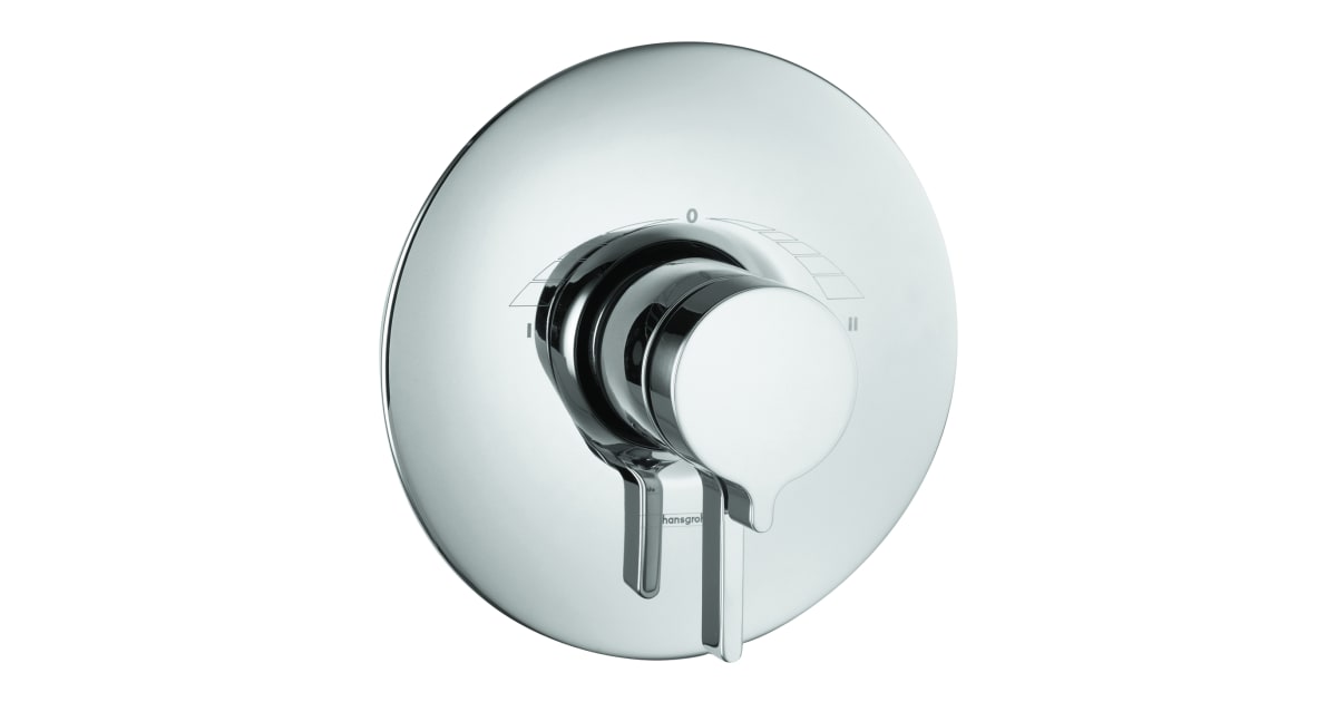 Hansgrohe 31317821 Metris S Thermobalance II Valve Trim 8 GPM with ...