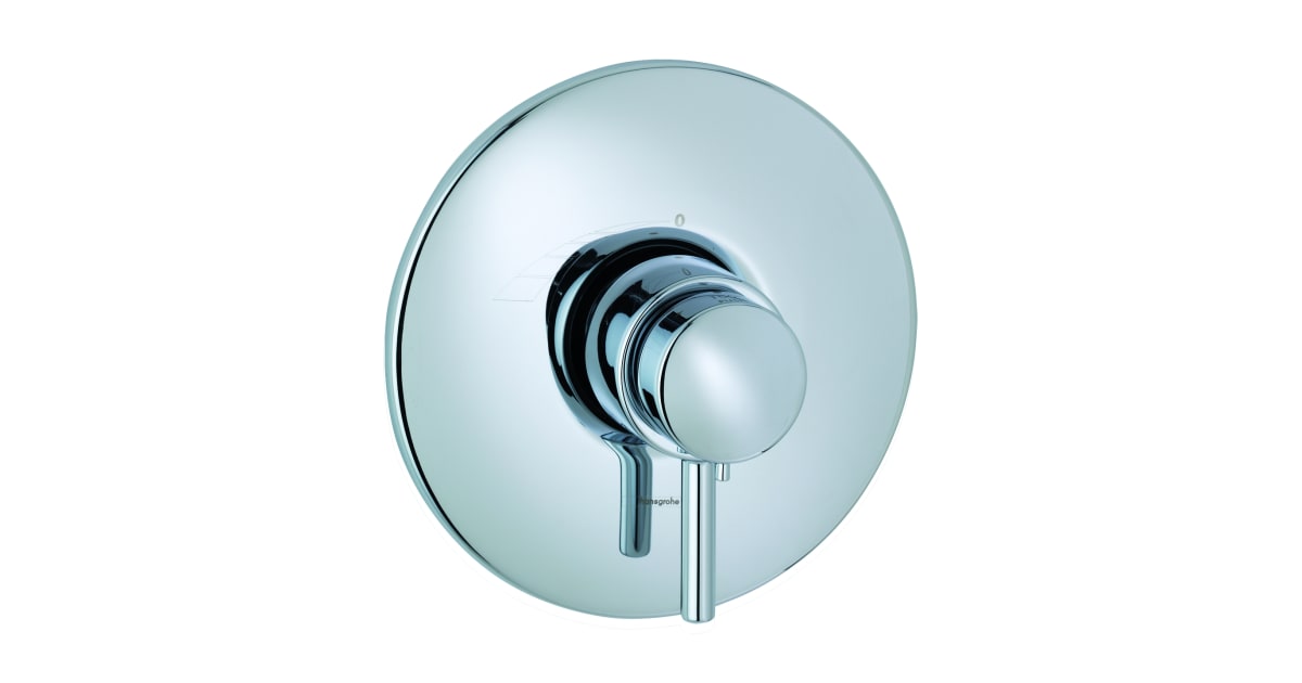 Hansgrohe 32316821 Talis S Thermobalance I Valve Trim 9.5 GPM with ...