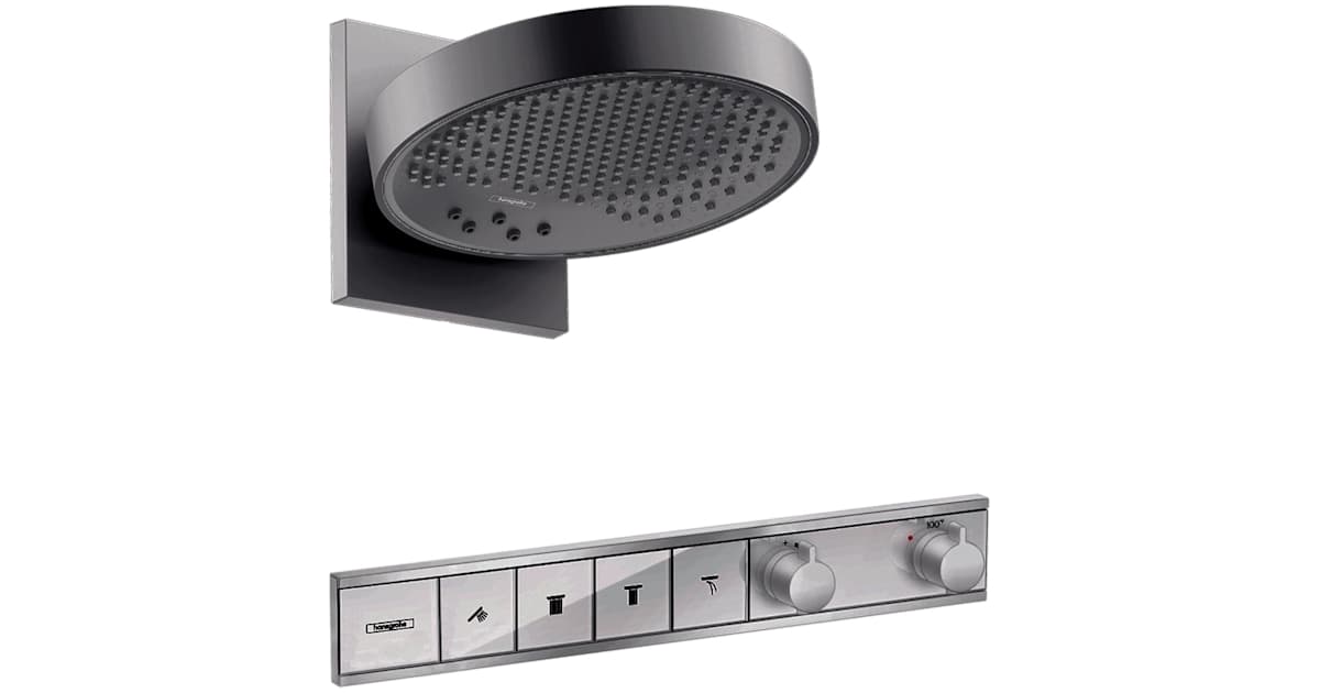 Hansgrohe 04864340 Rainfinity Shower Only Trim Package with 1.75 GPM ...