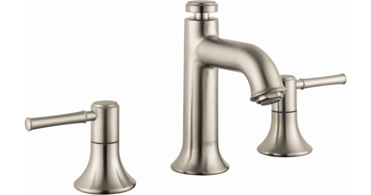 Hansgrohe 14113821 Talis C 1.2 GPM Widespread Bathroom Faucet with ...