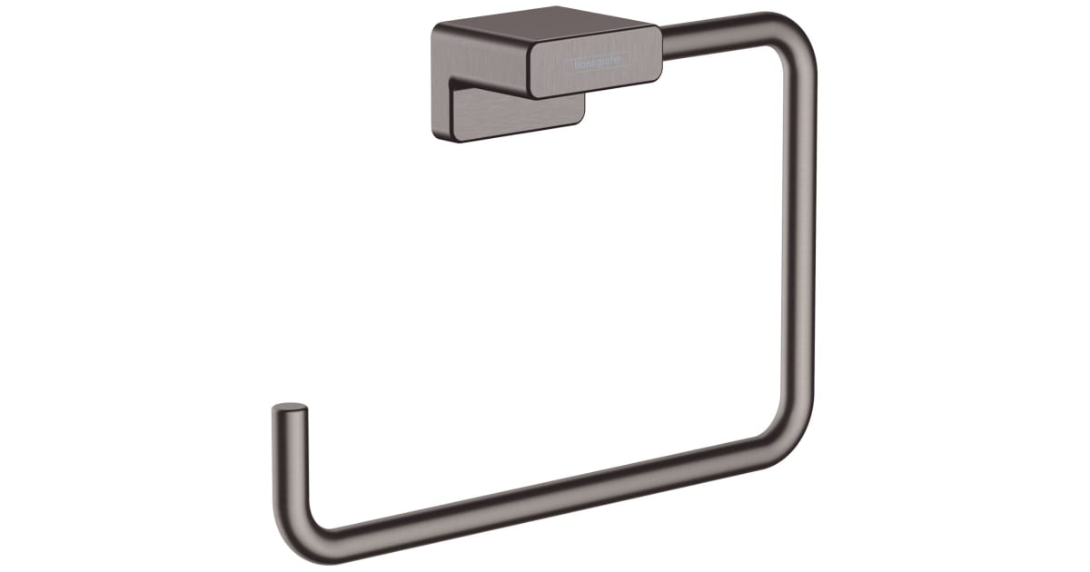Hansgrohe 41754340 AddStoris 7-7/16" Wall Mounted Towel Ring | Build.com