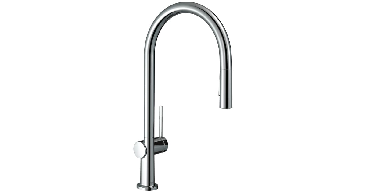Hansgrohe 72857001 Talis N 1.5 GPM Single Hole Pull Down Kitchen Faucet ...