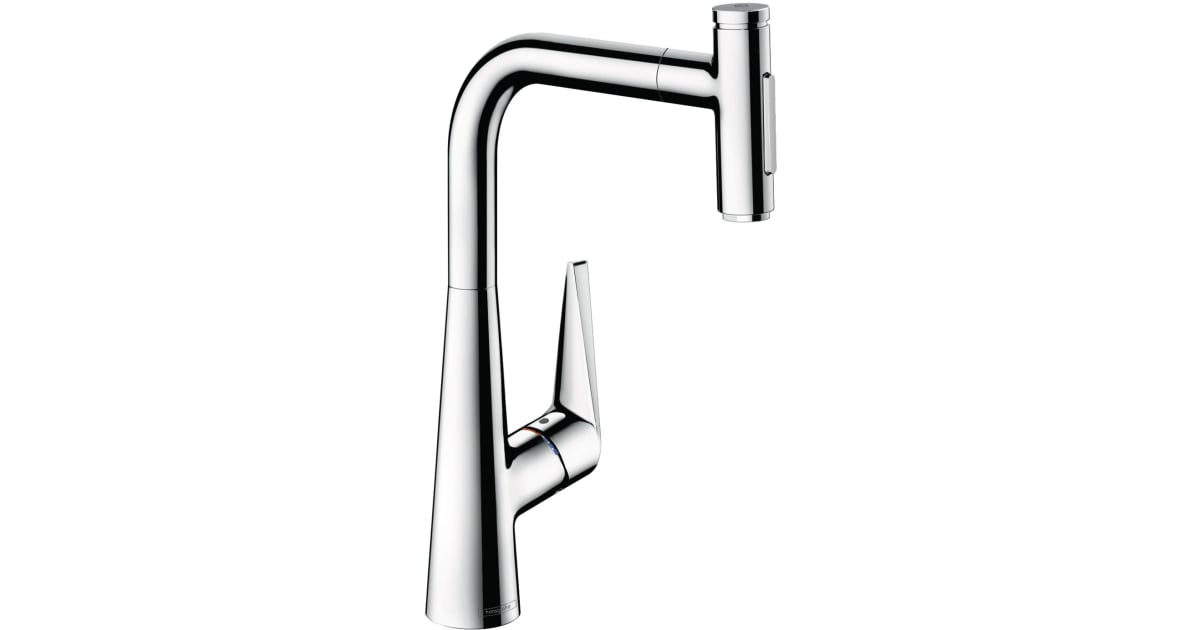 Hansgrohe 73867001 Talis Select S 1.75 GPM Pull Out Kitchen Faucet ...