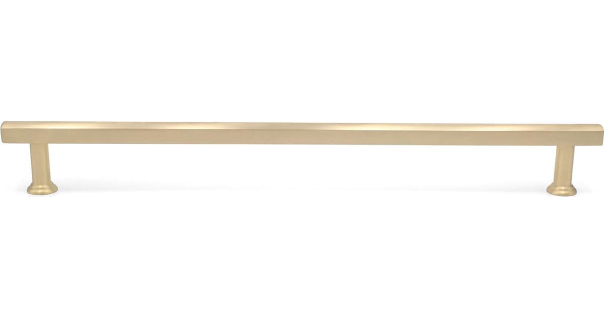 Hapny Home M1029-SB Mod 18" Center to Center Solid Brass Luxury Square ...