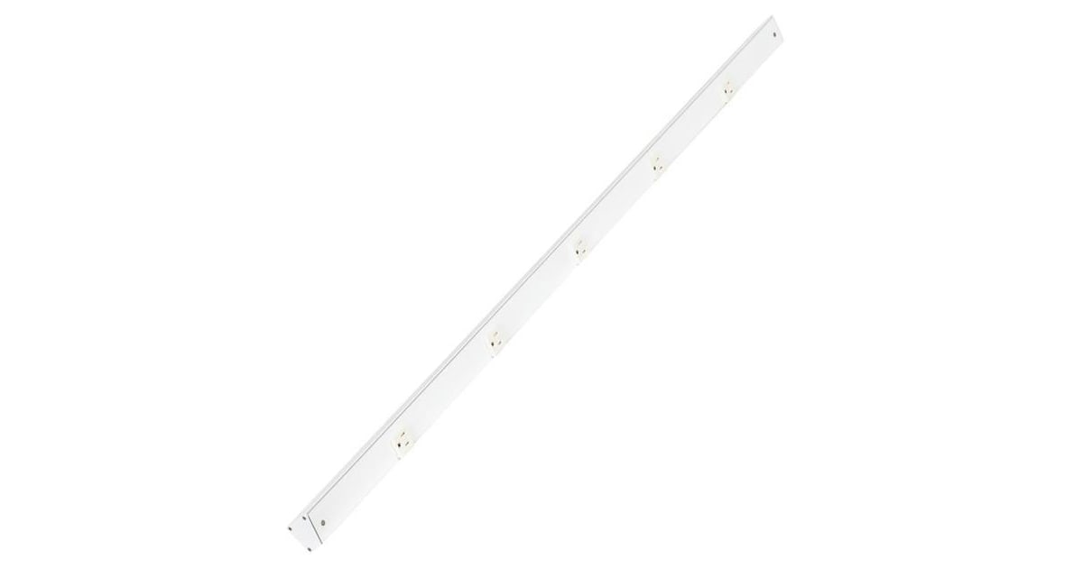 Hardware Resources APT48-5W-P-WT 48" APT Series Slim Angle Power Strip ...