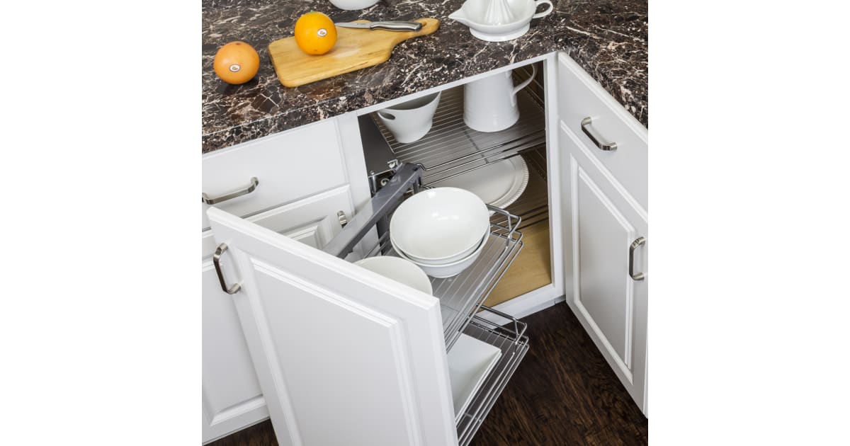 Hardware Resources CS-SDCO Sliding Basket Blind Corner Cabinet ...