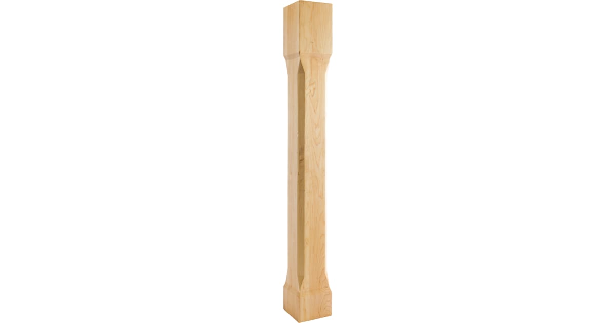 Hardware Resources P74-5-42-ALD Post with Chamfer Edge Styling, 42"H x ...