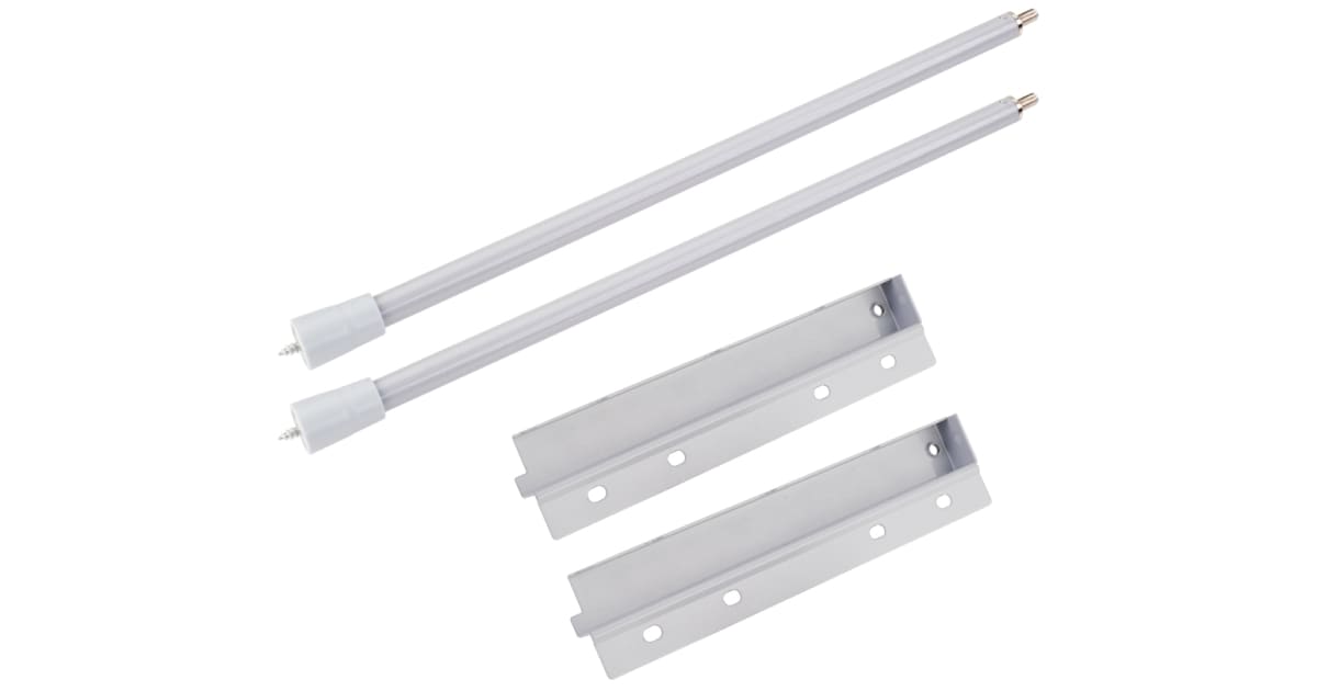 Hardware Resources USE18-MDB-ROD USE Series 18 Inch Gallery Rail Kit ...