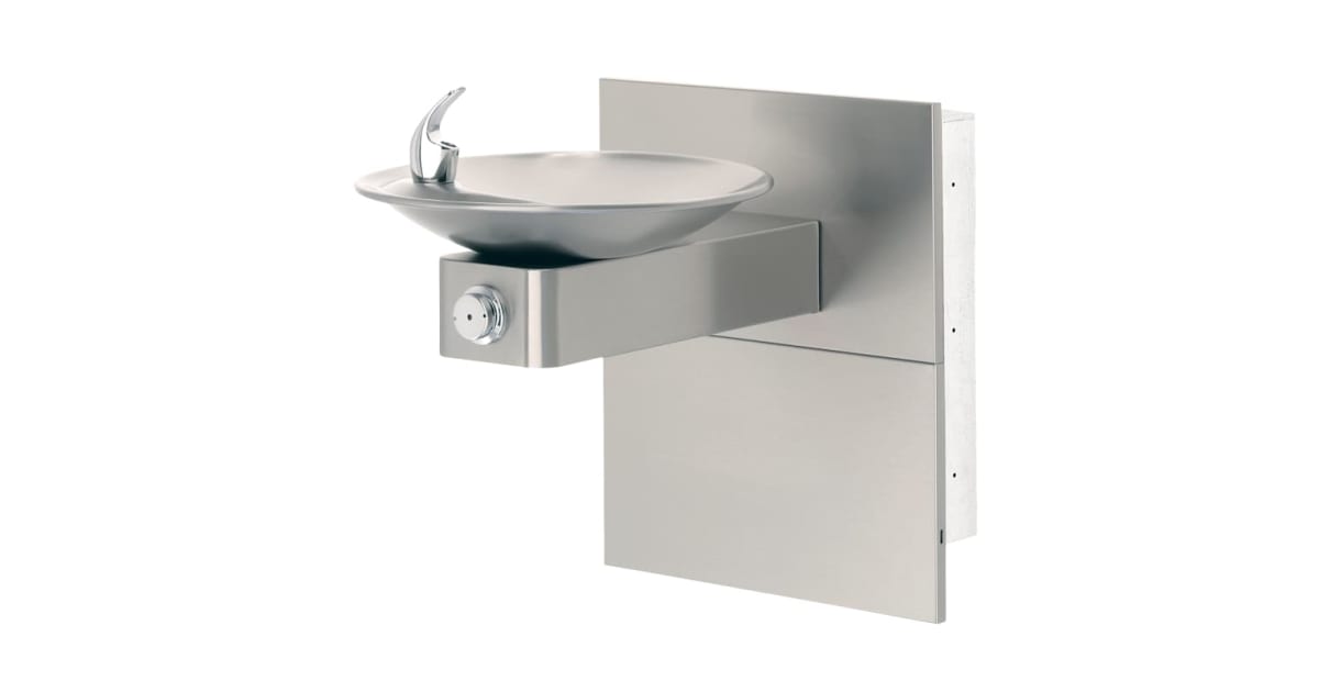Haws 1001MS Barrier-free, satin finish stainless steel drinking ...
