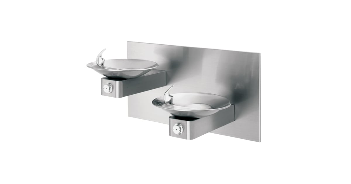 Haws 1011 Hi-Lo Barrier-Free, Wall Mounted, Dual Stainless Steel ...