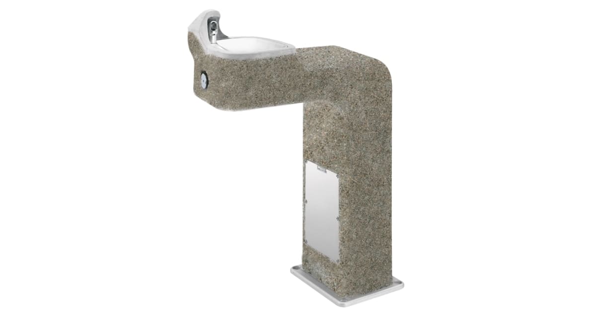 Haws 3177 Barrier-free, vibra-cast reinforced concrete pedestal ...