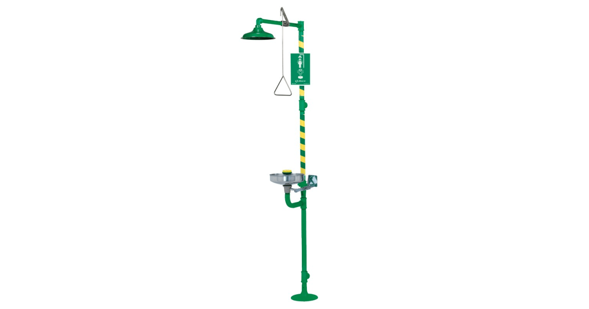 Haws 8300CRP-8309CRP Corrosion-resistant, coated combination shower ...