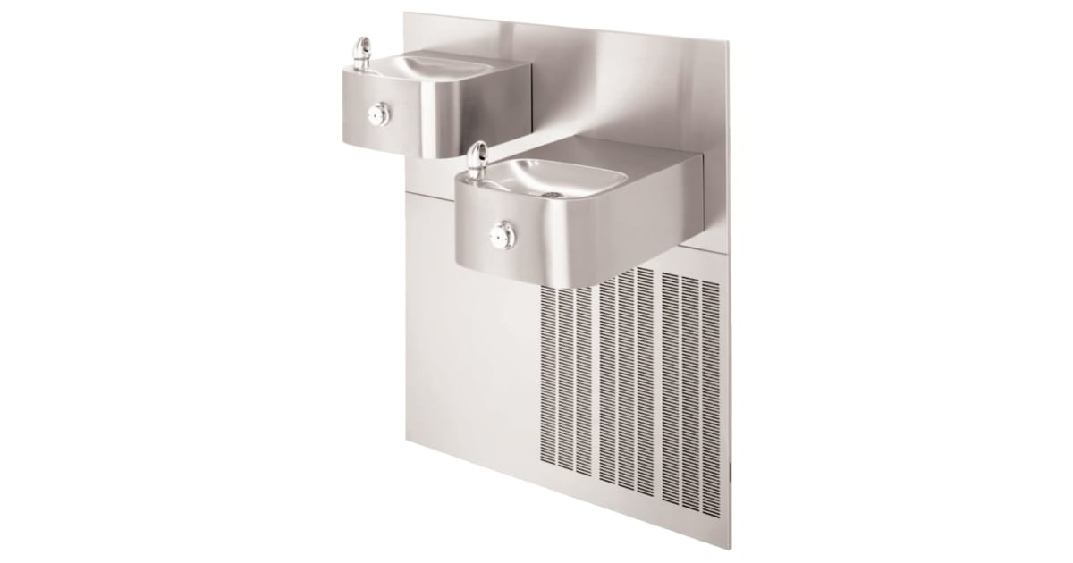 Haws H1119.8 Hi-Lo Barrier-Free Electric Drinking Fountain with ...