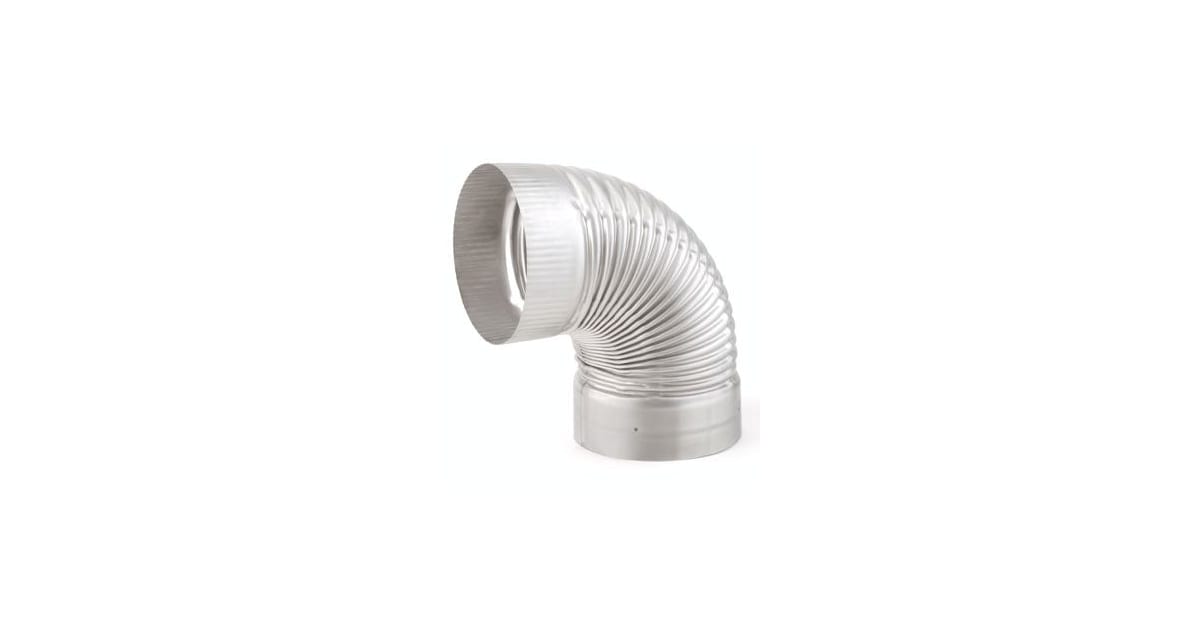 Heat-Fab 4614SS 6" 90 Degree Crimped Elbow | Ferguson Home
