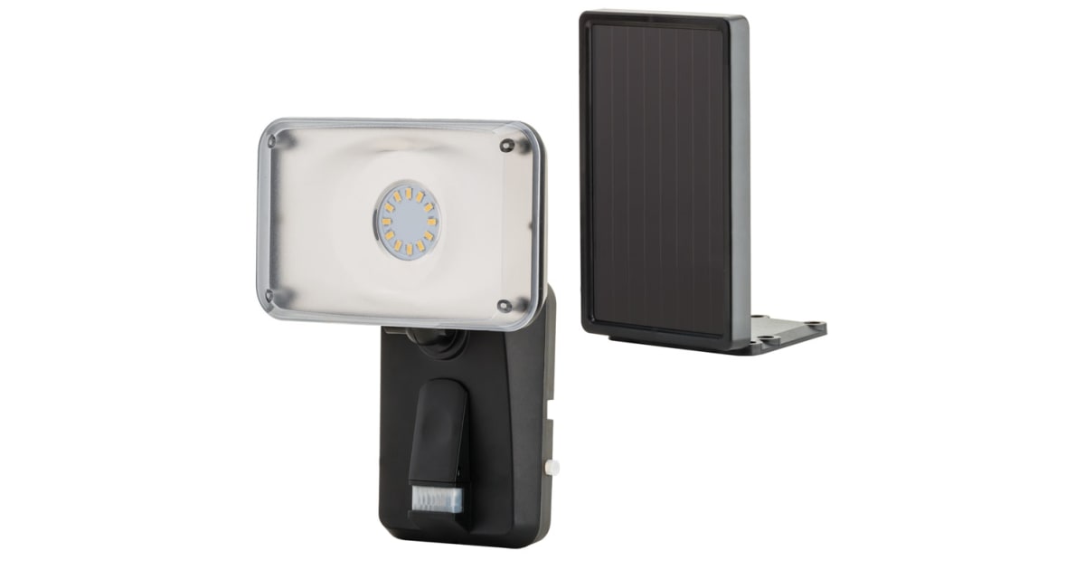 Heath Zenith HZ-1931-BK-G Single Light 7-1/2" Wide Integrated LED ...