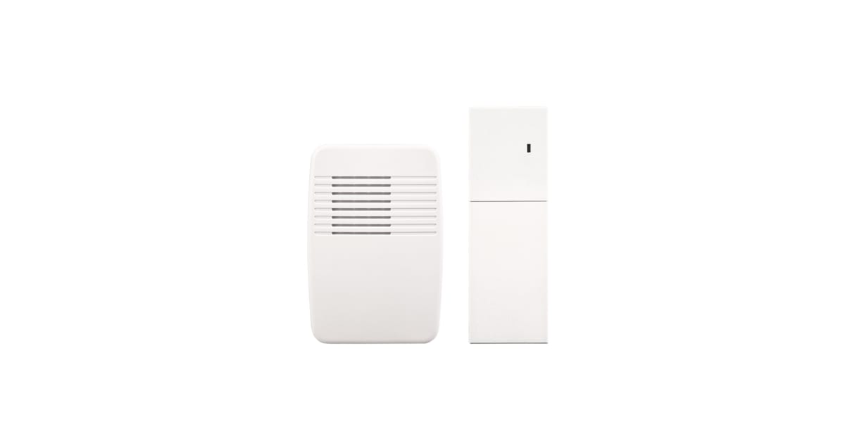 Heath Zenith SL-7357-90 3-1/2" Wide Plug-In Door Chime and Doorbell ...