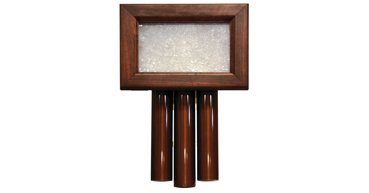 Heath Zenith 61 Wired Doorbell Chime, Solid Beech Mahogany Finish Cover ...