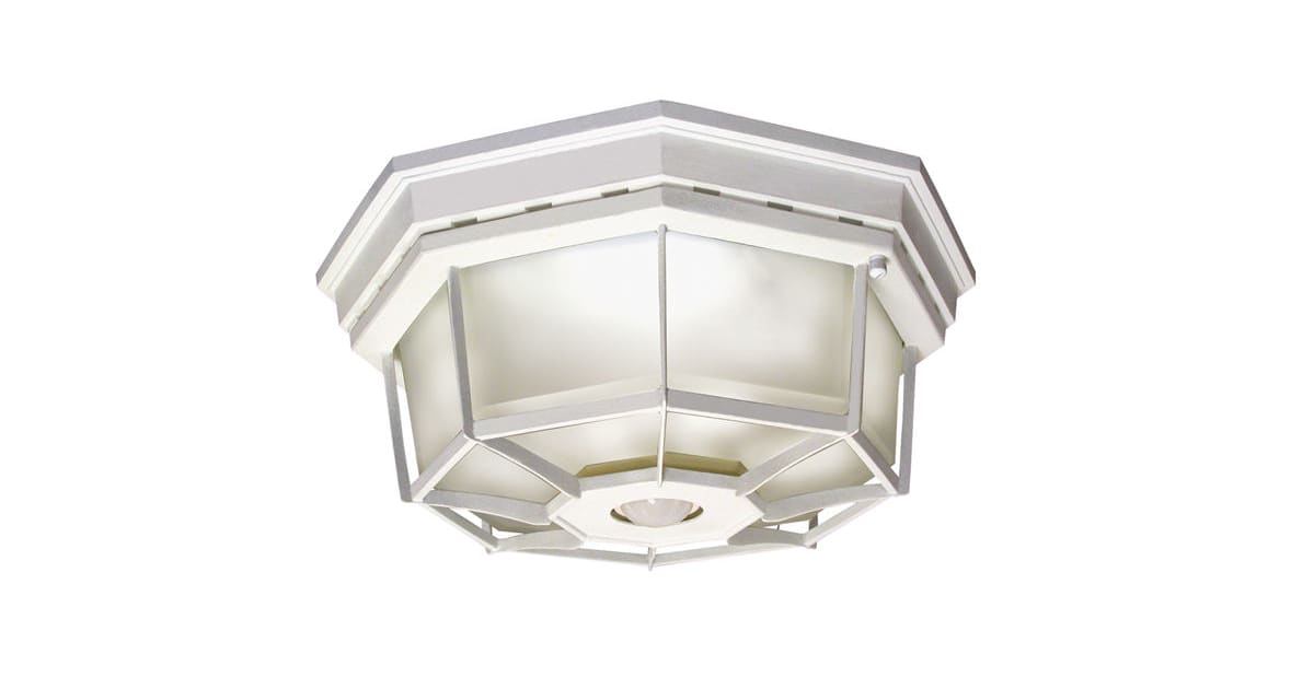 Heath Zenith SL-4300-WH-A 4 Light 360 Degree Motion Activated Octagonal ...