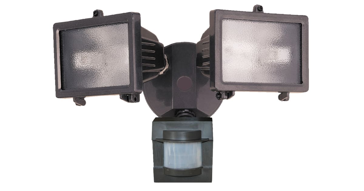 Heath Zenith SL-5514-BZ-B 2 Light 200-Watt Halogen Motion Activated ...