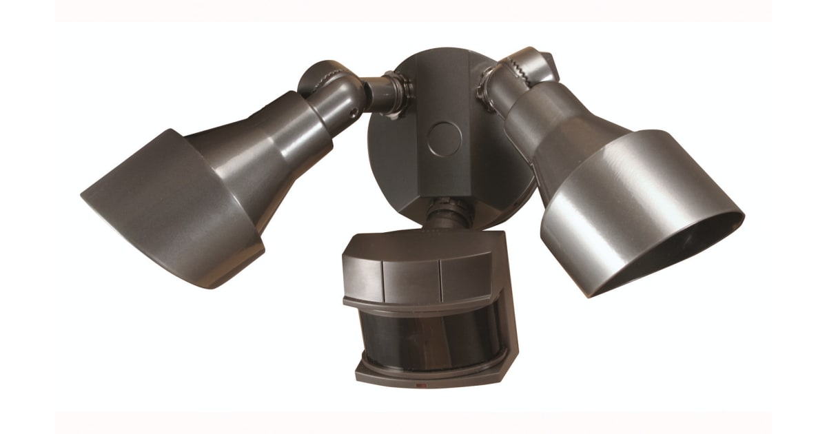 Heath Zenith SL-5597-BZ-E 2 Light 200-Watt Quartz Halogen Motion ...