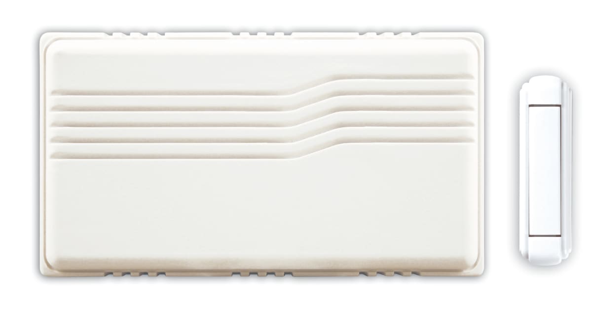 Heath Zenith SL-6296 Wireless Battery Operated Doorbell Chime Kit with ... Heath Zenith SL-6296 Wireless Battery Operated Doorbell Chime Kit with ...