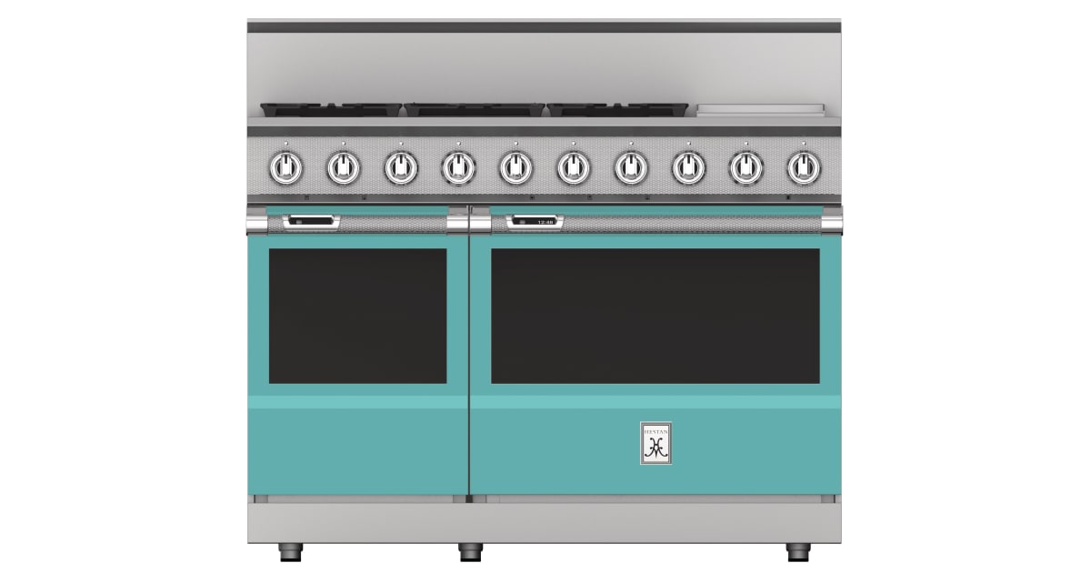 Hestan KRD485GD-NG-TQ KRD Series 48 Inch Wide 7.5 Cu. Ft. Free Standing ...