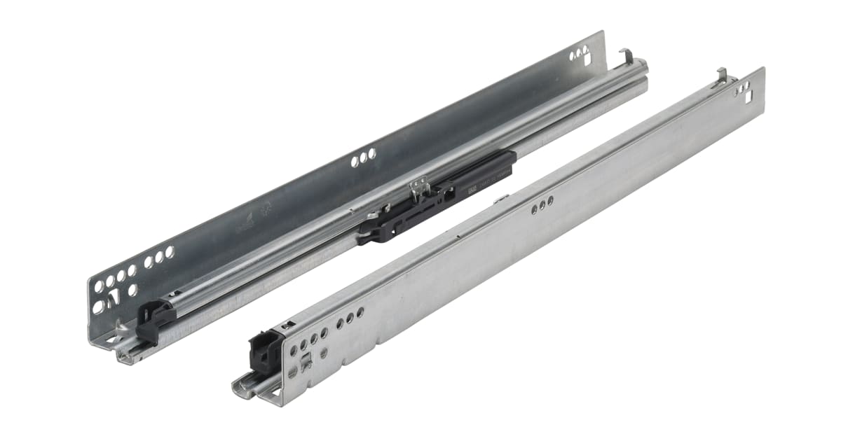 Hettich 9 304 282 Quadro V6 21 Inch Full Extension Concealed Drawer ...