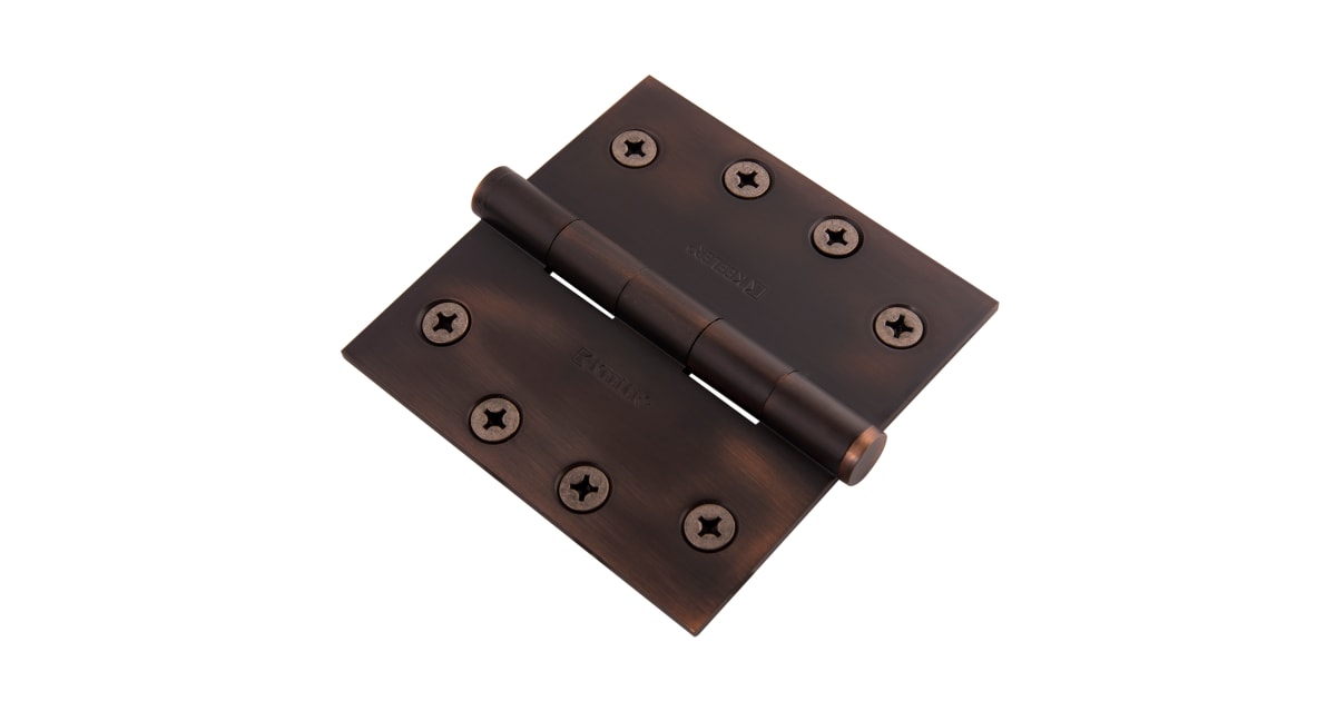 Hickory Hardware 70302-2114 Solid Brass 4" X 4" Square Corner Plain ...