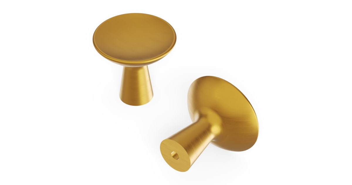 Hickory Hardware H078776BGB-10B Maven Pack of (10) 1-1/4" Mid Century ...