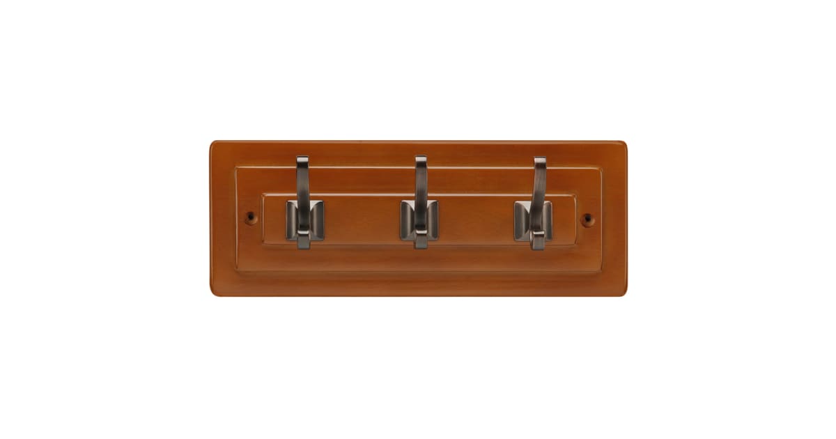 Hickory Hardware C25011-MSRB Catania Robe Hook Rack with Space for 6 ...