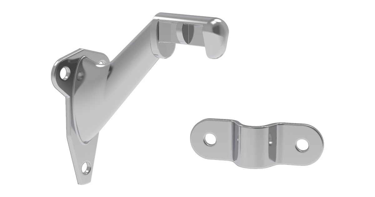Hickory Hardware H078452CH 3" Projection Hand Rail Bracket | Ferguson Home