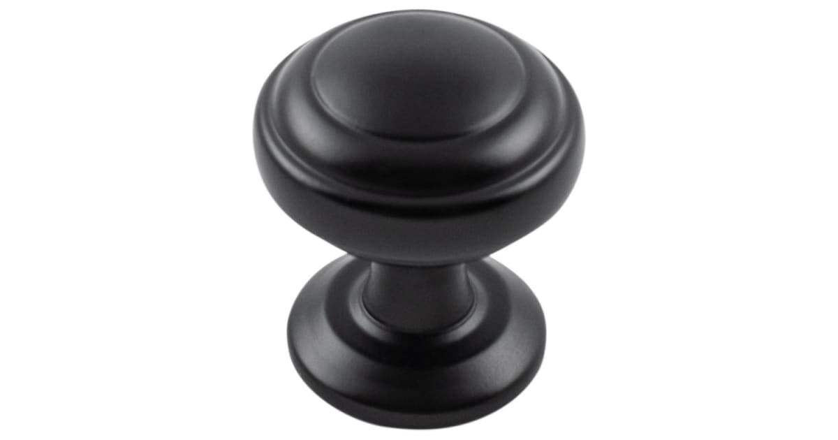 Hickory Hardware P2286-MB-10B Zephyr Pack of (10) 1 Inch Mushroom ...