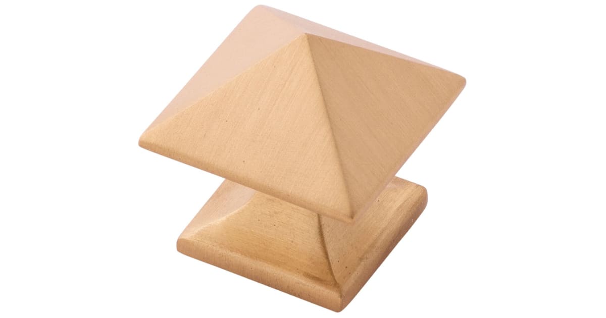 Hickory Hardware P3015-BGB Studio 1-1/4 Inch Square Pyramid Top Urban ...