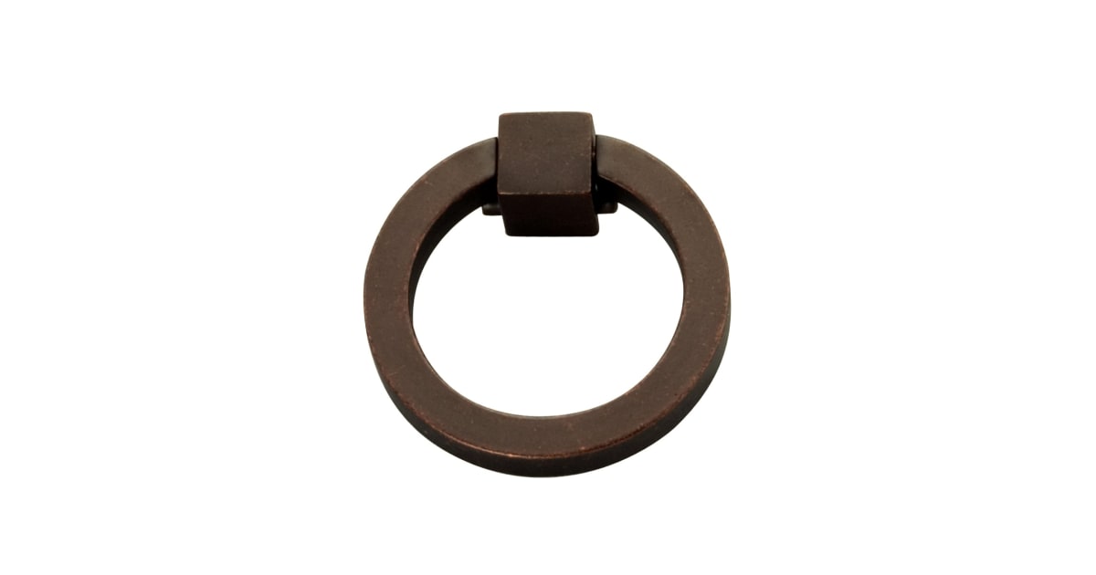 Hickory Hardware P3190-DAC-25PACK Camarilla Pack of (25) - 2 Inch Diameter Drop Ring Cabinet ...