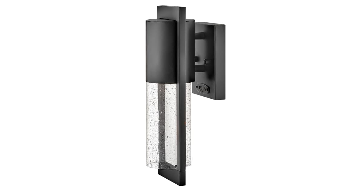 Hinkley Lighting 1327BK-LL Shelter 1 Light 12" Tall Outdoor Dark Sky ...