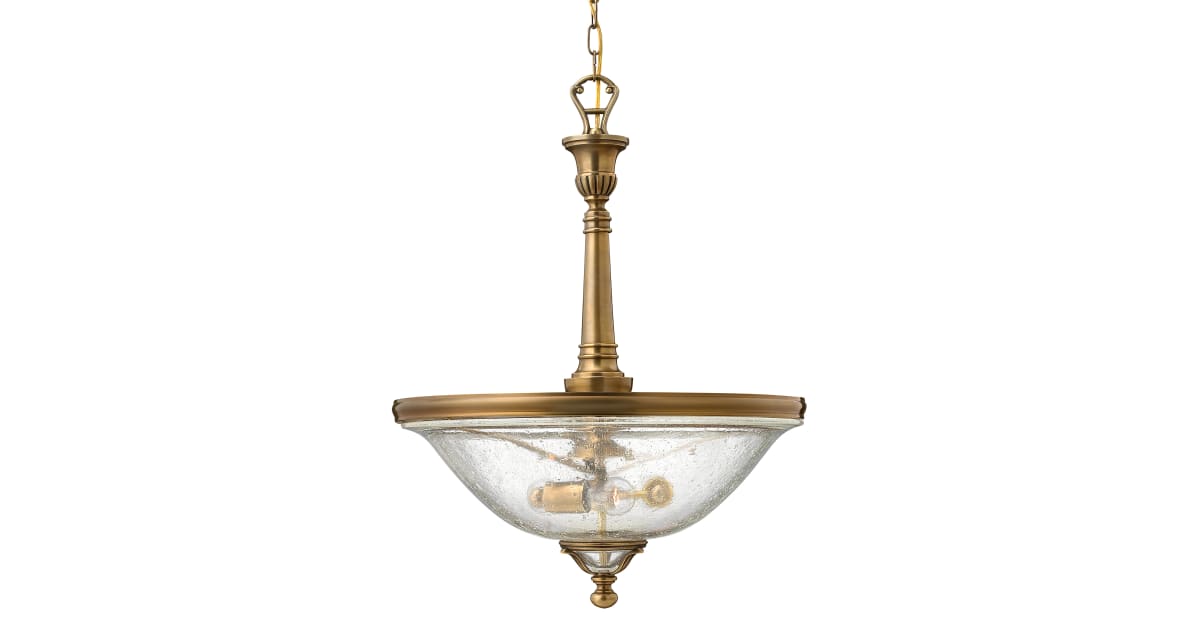 Hinkley Lighting 4182NB 3 Light Indoor Bowl Shaped Pendant from the ...