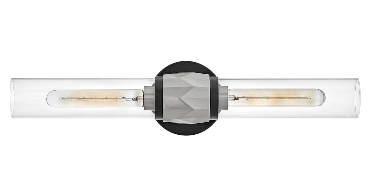 Hinkley Lighting 57082BK-BN Ellison 2 Light 22" Wide Bath Bar with ...