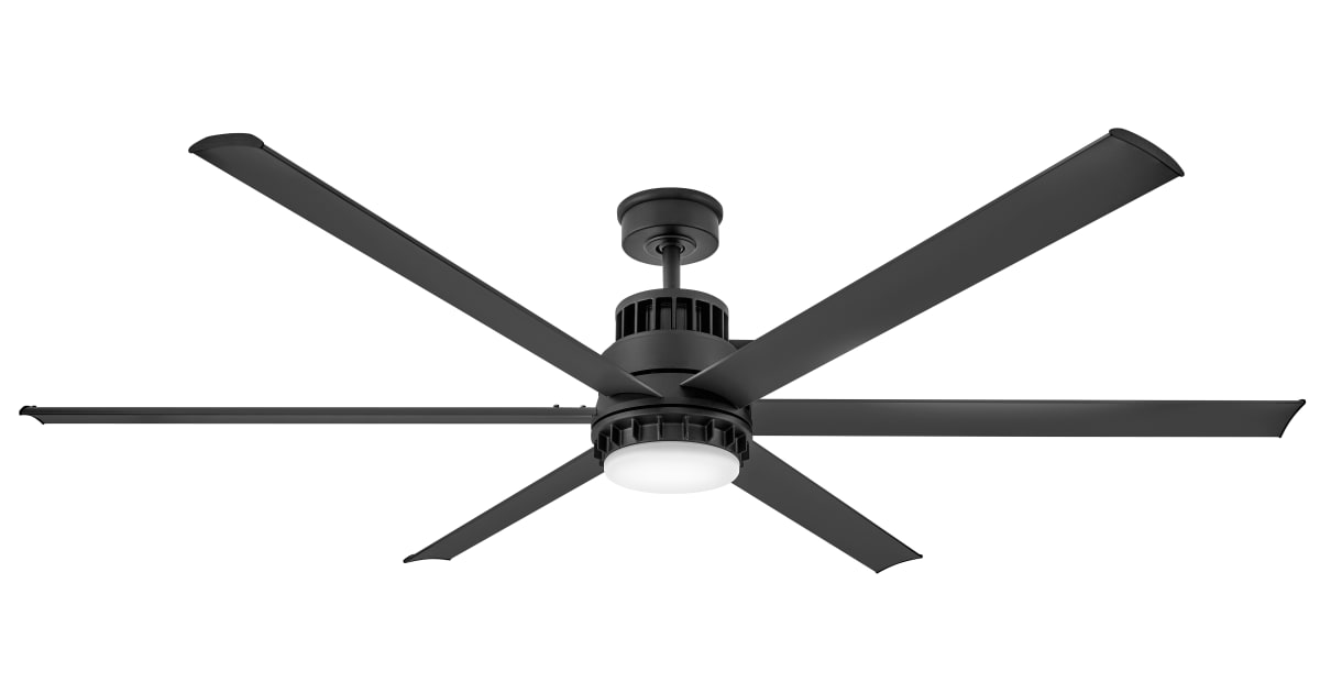 Hinkley Lighting 905372FMB-LWD Draftsman 72" 6 Blade Indoor / Outdoor ...