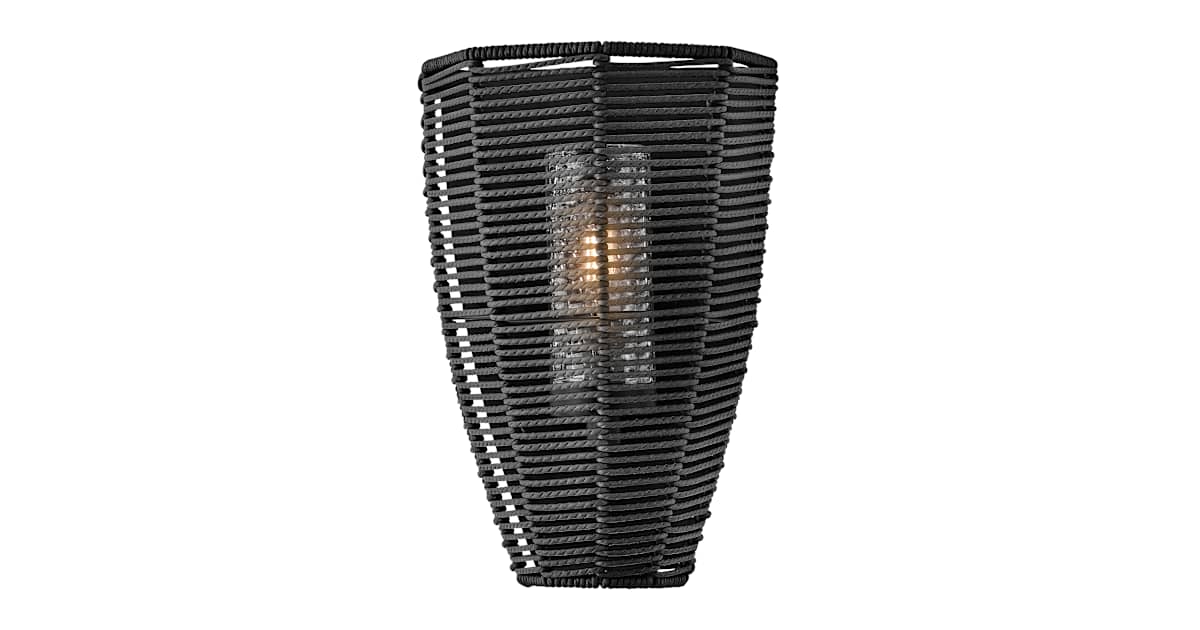 Hinkley Lighting 10380BK Luca 12" Tall Outdoor Wall Sconce | Ferguson Home