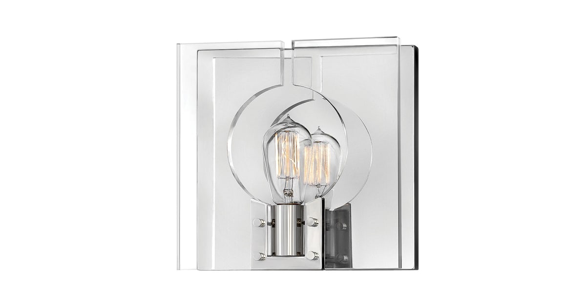 Hinkley Lighting 41310PNI Ludlow Single Light 10" Tall Lisa McDennon ...